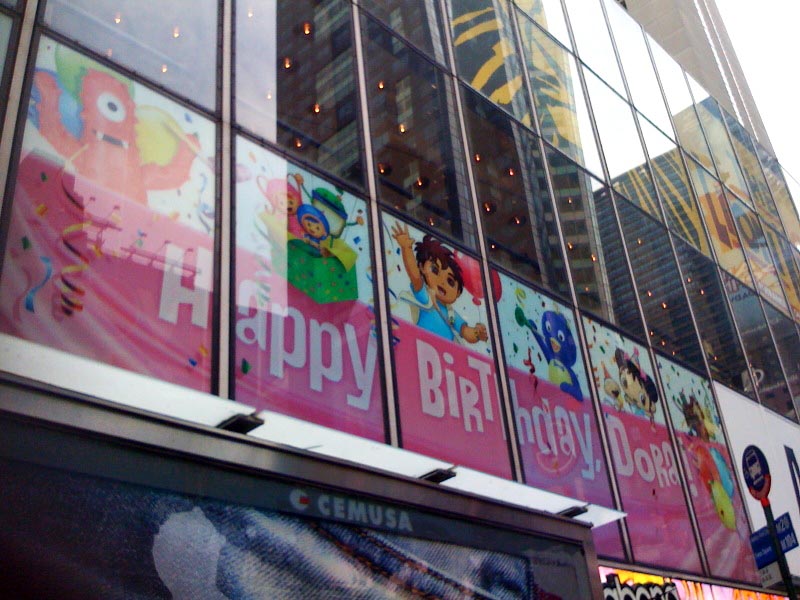 jon4lease: DORA BIRTHDAY ADVENTURE - TIMES SQUARE
